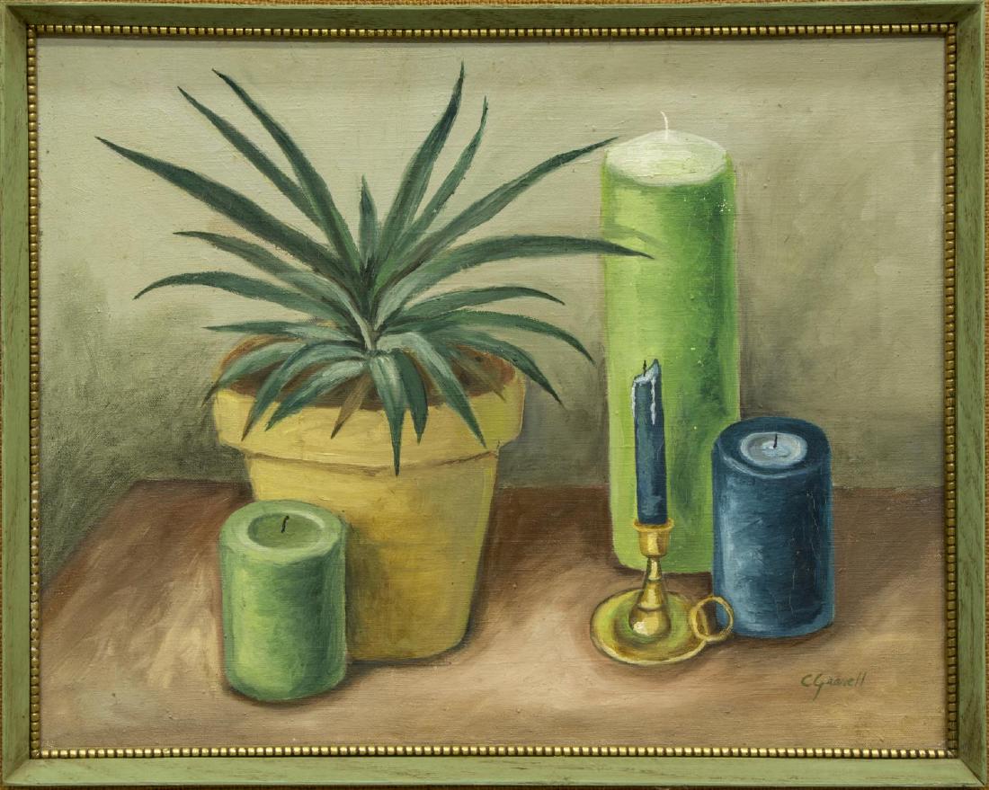 STERLING BOYD STRAUSER OIL PAINTING STILL LIFE of