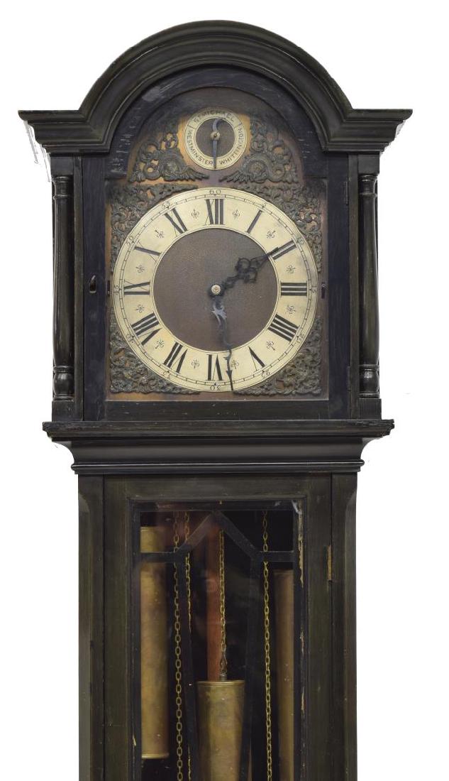 GERMAN PEERLESS MOVEMENT 3-CHIME LONG CASE CLOCK