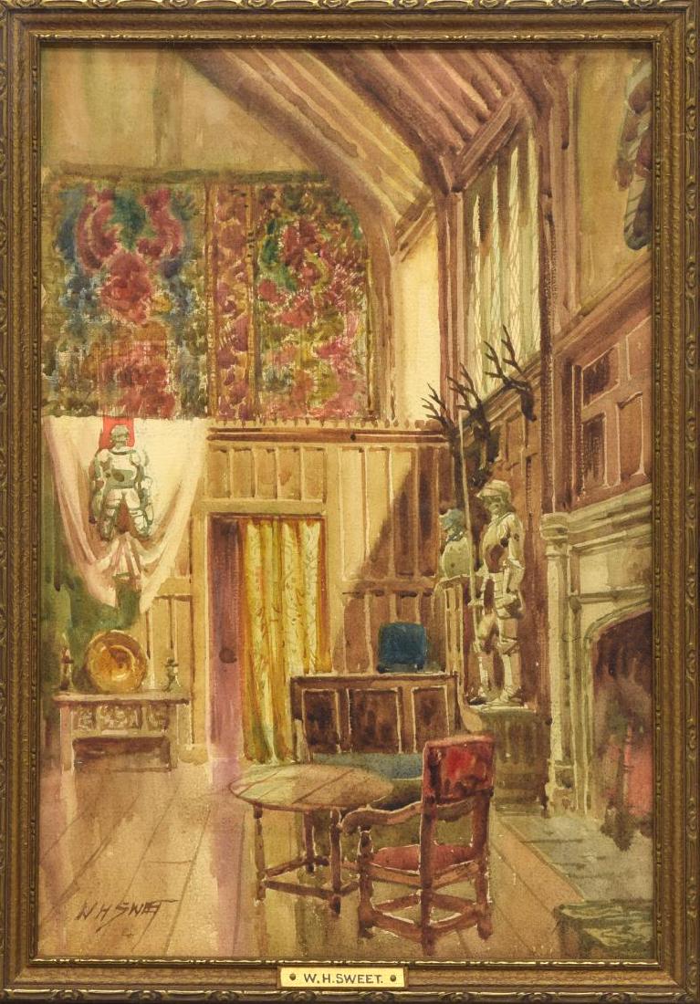 WALTER HENRY SWEET (D.1943) WATERCOLOR PAINTING