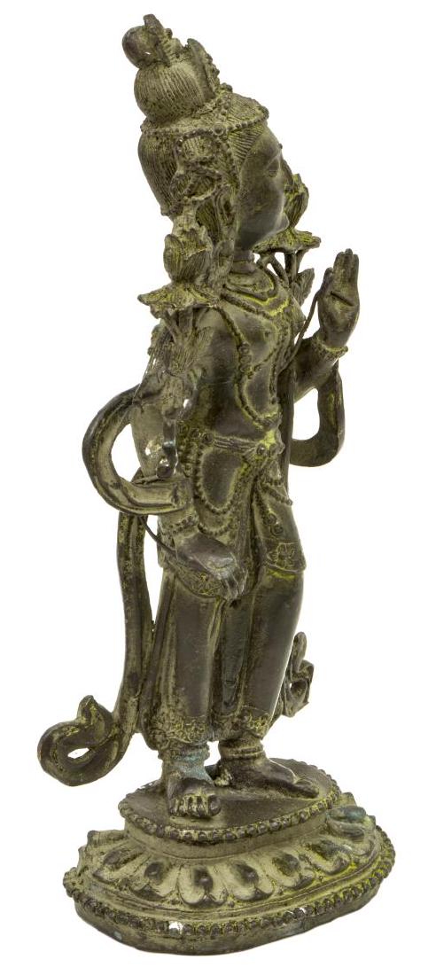 SOUTHEAST ASIAN BRONZE FEMALE BODHISATTVA TARA