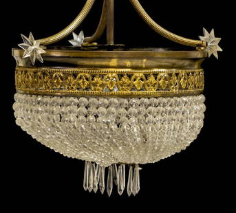 Empire Ceiling Chandelier, France,