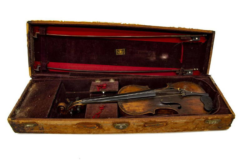 German Giovanni Paolo Maggini Violin & Tourte Bow