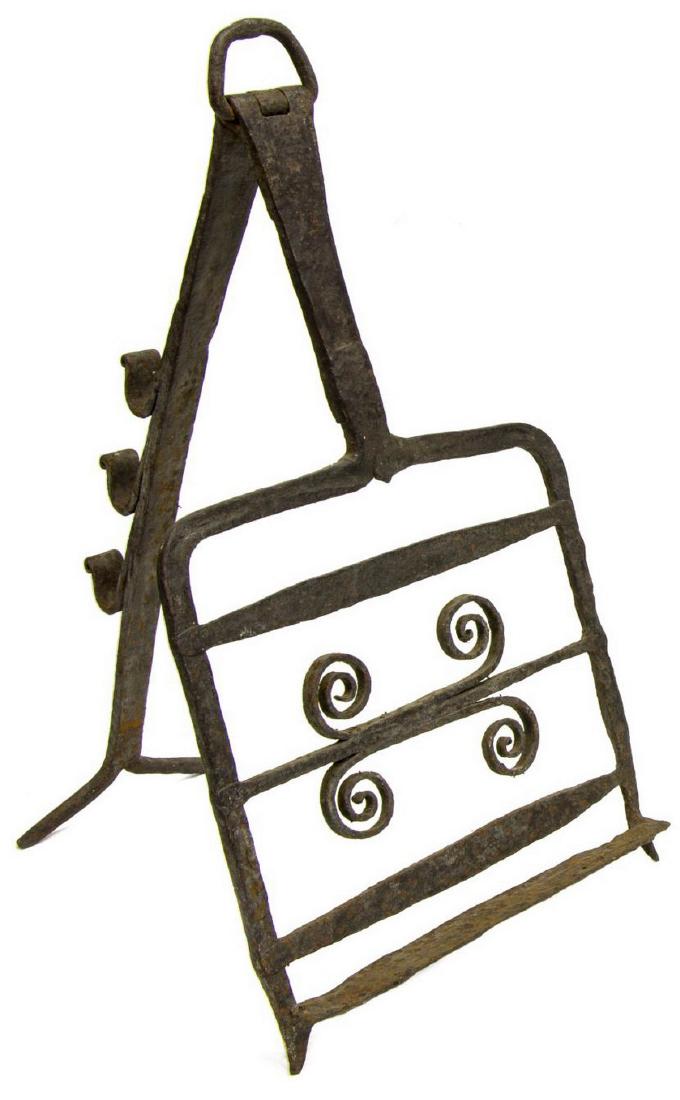 SCARCE NORTHERN IRELAND WROUGHT IRON HARNEN STAND