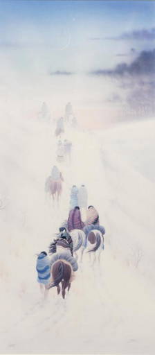 Donald Vann (b. 1949) Native American Print