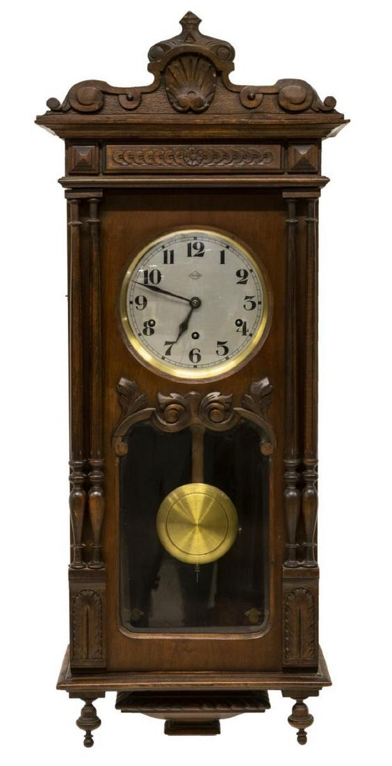 FRENCH VEDETTE CHIMING WALL CLOCK