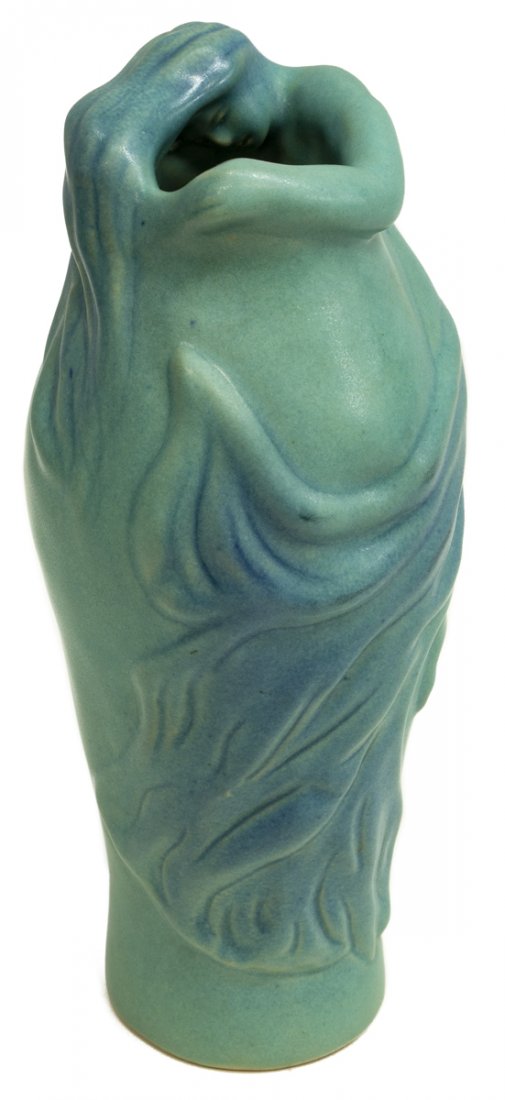 Artus Van Briggle Pottery 'lorelei' Figural Vase