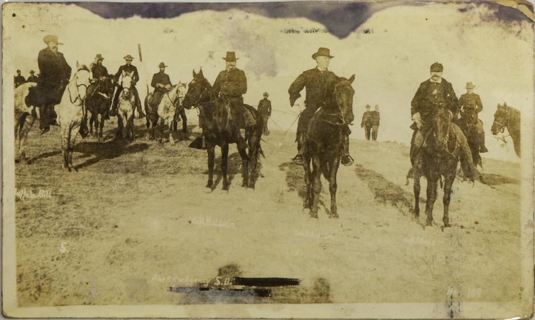(5) POSTCARD PICTURES, WOUNDED KNEE MASSACRE