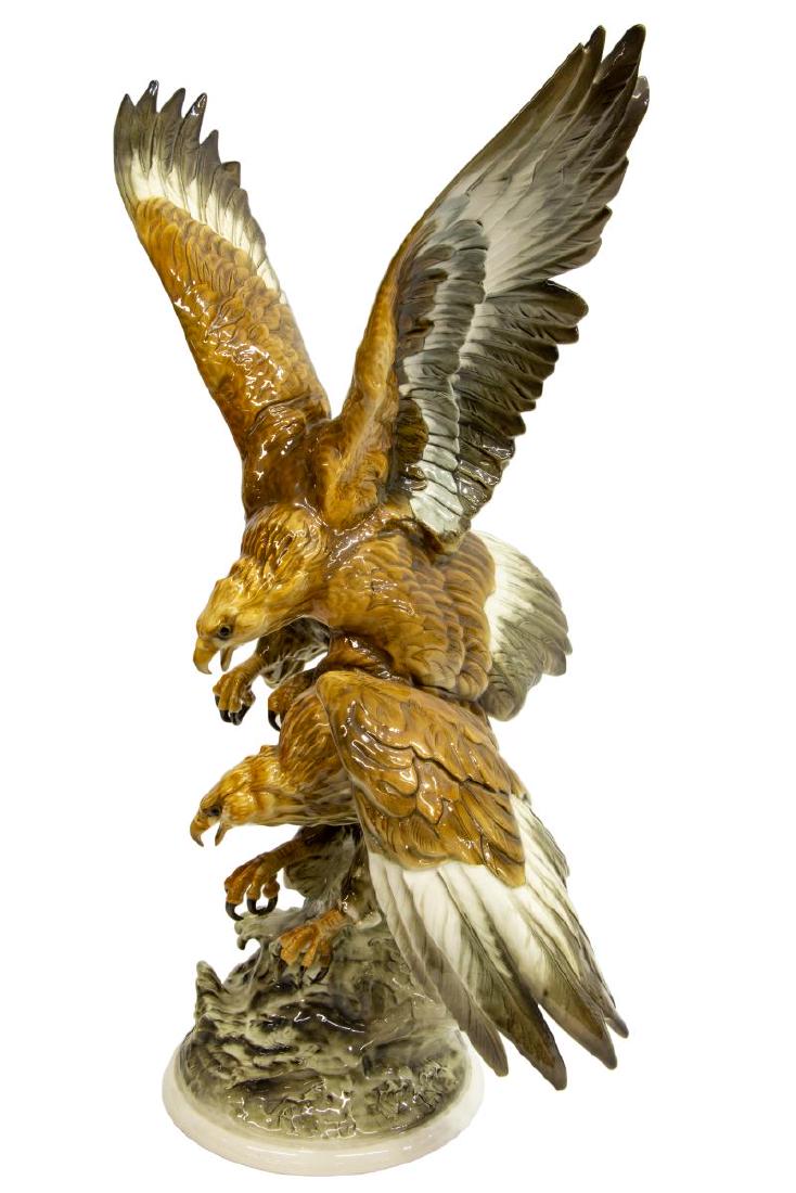 Hutschenreuther K. Tutter Porcelain Eagle Group
