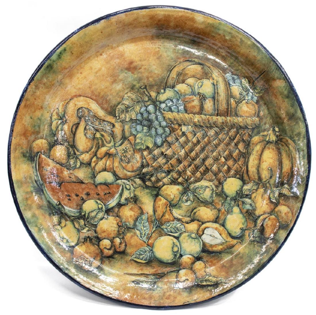 MONUMENTAL CAPELO POTTERY CHARGER, MEXICO, 28\"DIAM - Apr 13, 2019 ...