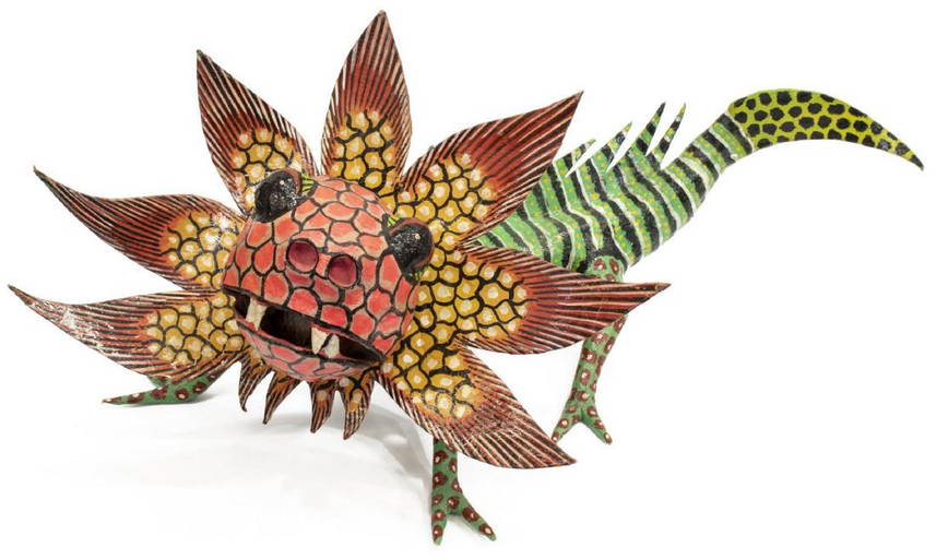 MEXICAN PAPER-MACHE ALEBRIJE LIZARD - Apr 13, 2019 | Austin Auction ...