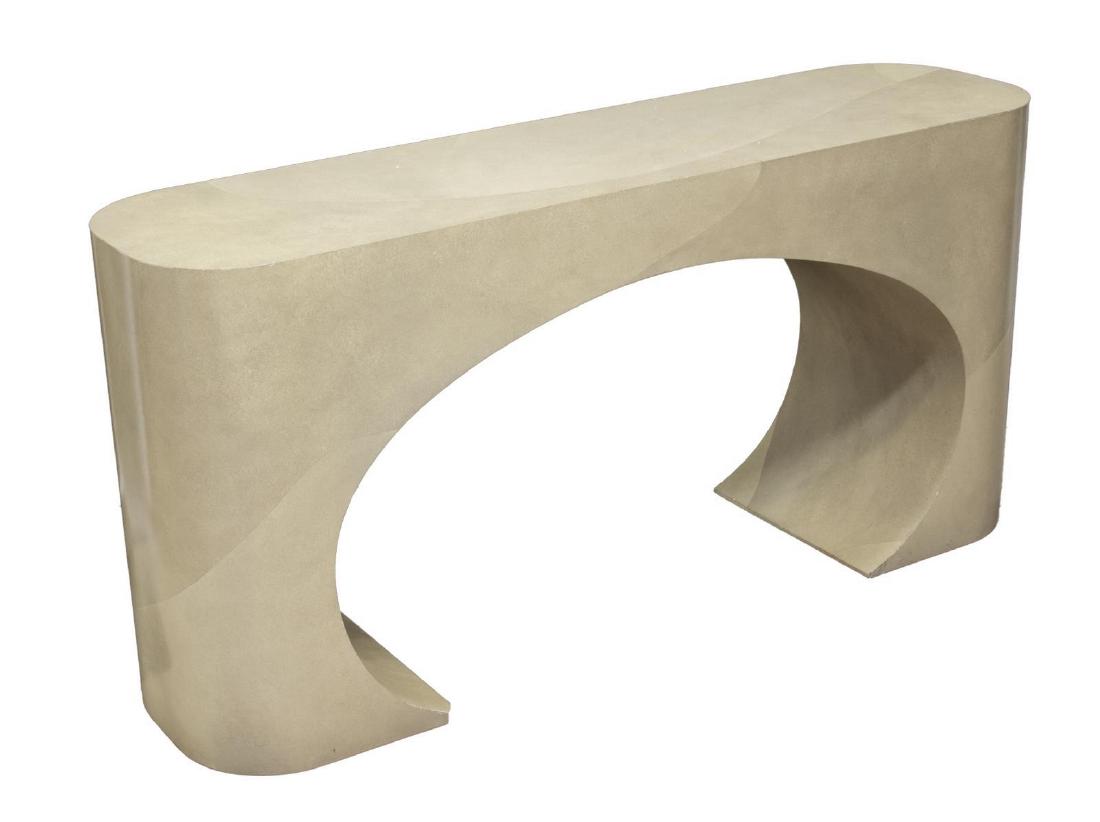 MODERNIST WATERFALL CONSOLE TABLE