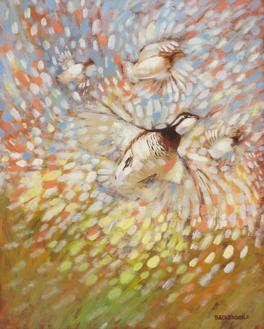 Charles Beckendorf (tx) Birds In Flight Painting