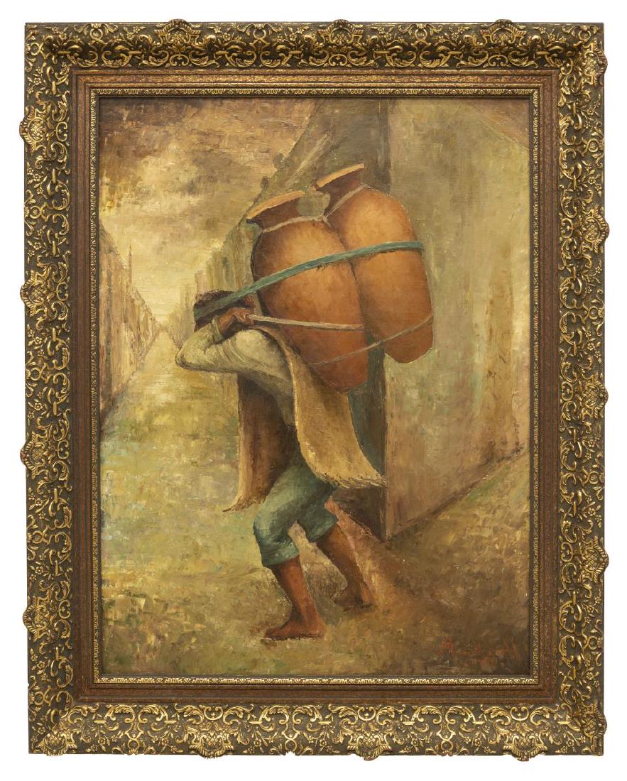 JUAN MENCHACA (20TH C.) MAN WITH JARS PAINTING - Jun 23, 2019 | Austin ...