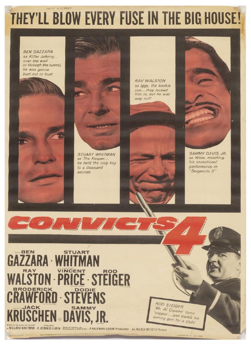 UNFRAMED 'CONVICTS 4' LITHOGRAPH MOVIE POSTER - Jul 20, 2019 | Austin ...