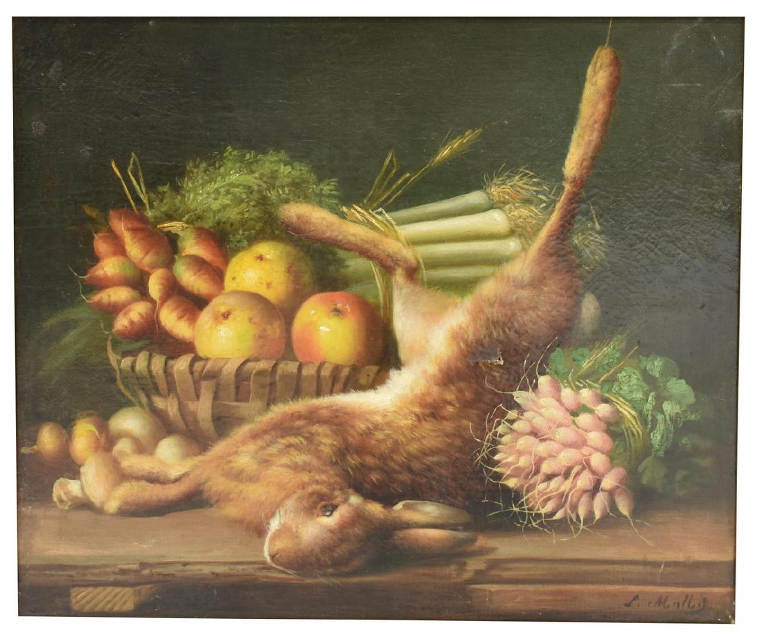 SIGNED STILL LIFE WITH RABBIT PAINTING - Jul 21, 2019 | Austin Auction ...