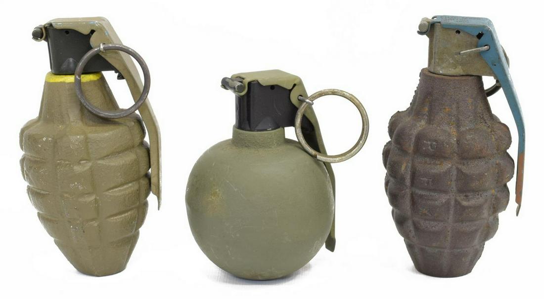 (3) PRACTICE U.S. ARMY INERT HAND GRENADES - Aug 24, 2019 | Austin ...
