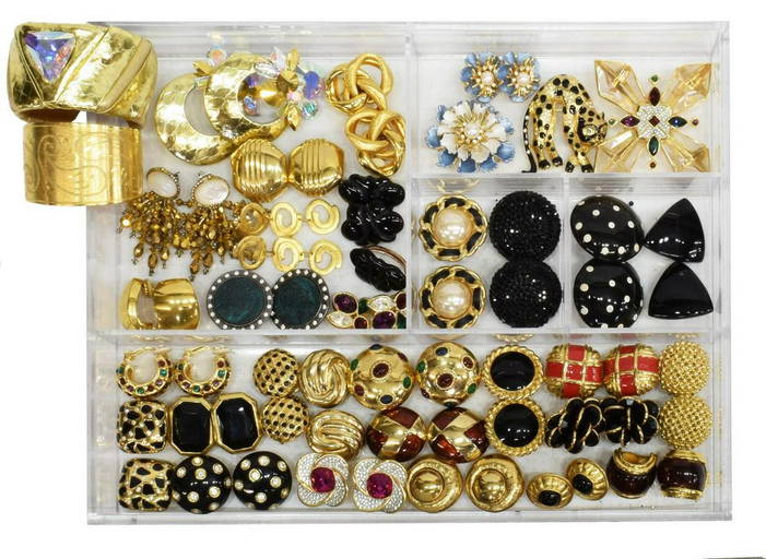 Huge Lot Ciner, St John, Swarovski Costume Jewelry