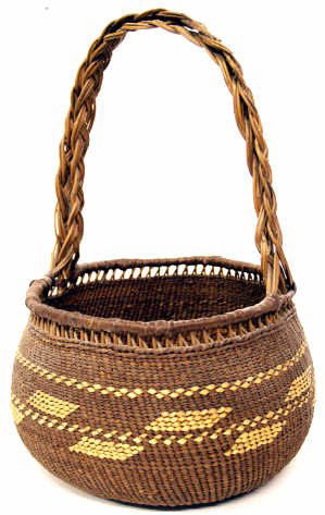 66: NATIVE AMERICAN SILETZ INDIAN GATHERING BASKET