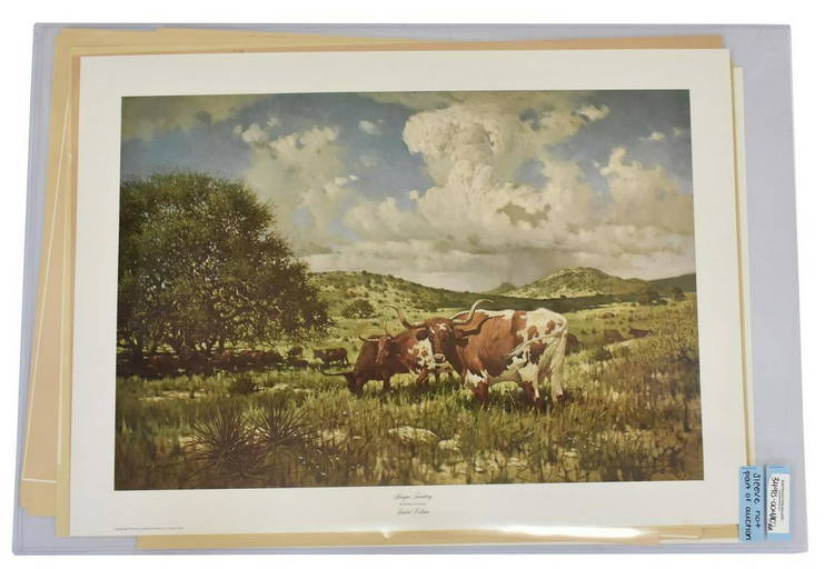 (10) Robert Summers (b.1940) Signed Western Prints