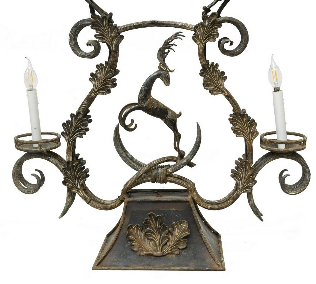 NAOS FORGE LEAPING STAG TWO-LIGHT HANGING LIGHT - Sep 22, 2019 | Austin ...