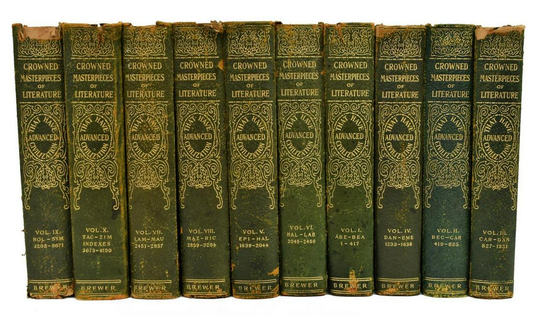 (10) BOOKS: "CROWNED MASTERPIECES OF LITERATURE" - Sep 22, 2019 ...