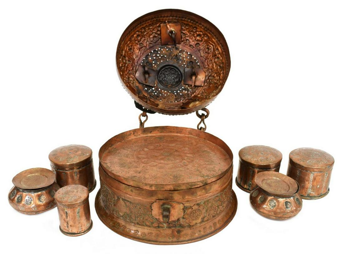 INDIAN BETEL NUT COPPER CIRCULAR PAAN-DAAN BOX - Sep 22, 2019 | Austin ...
