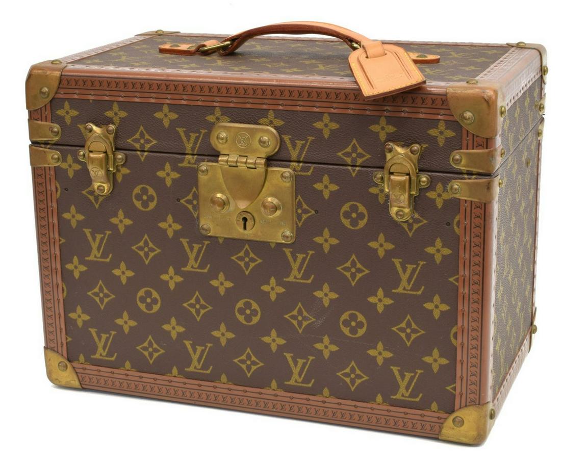 Vintage Louis Vuitton Hardsided Beauty Train Case