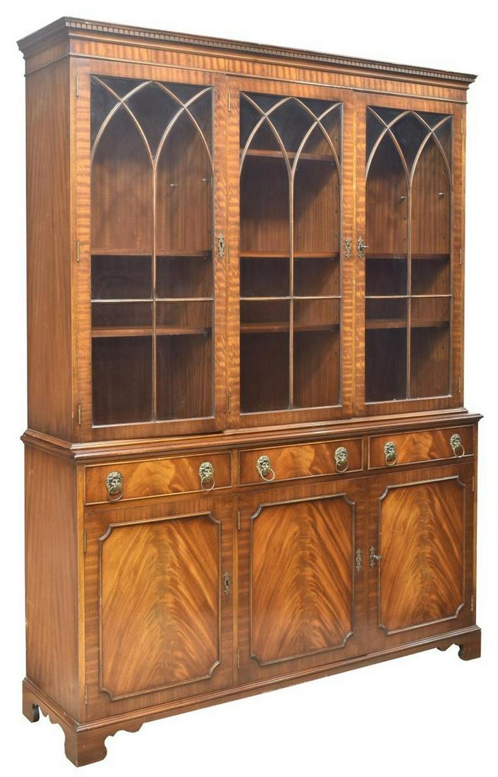 ENGLISH BEVAN FUNNELL MAHOGANY GLAZED BOOKCASE - Oct 20, 2019 | Austin ...