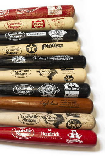 (10) Vintage Louisville Slugger Little League Bats