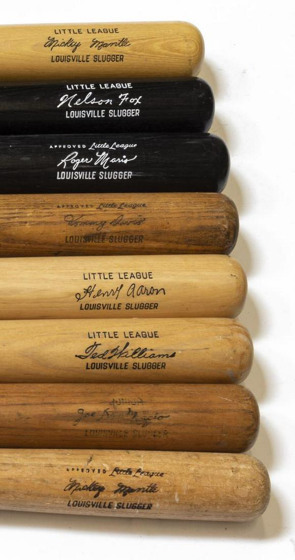 (8) Vintage H&b Little League & Jr Baseball Bats
