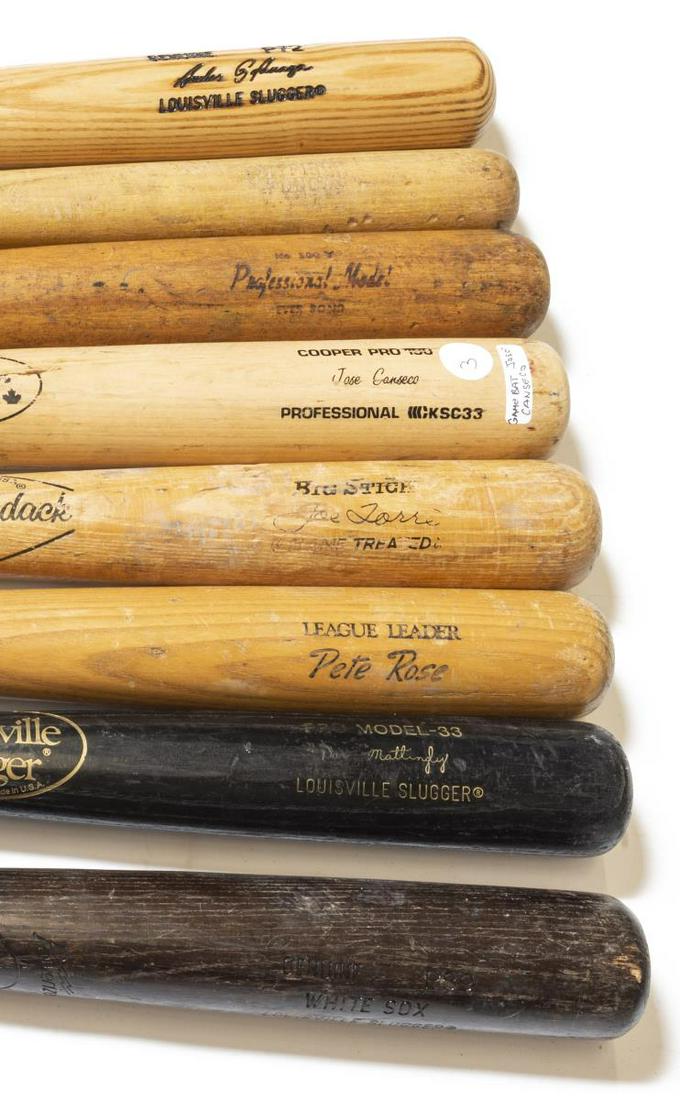 (8) Vintage Baseball Bats, H&b, Adirondack, Japan