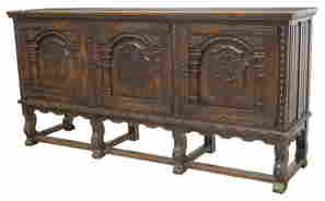 Fine Renaissance Revival Carved Oak - May 16, 2015 | Brunk Auctions in NC