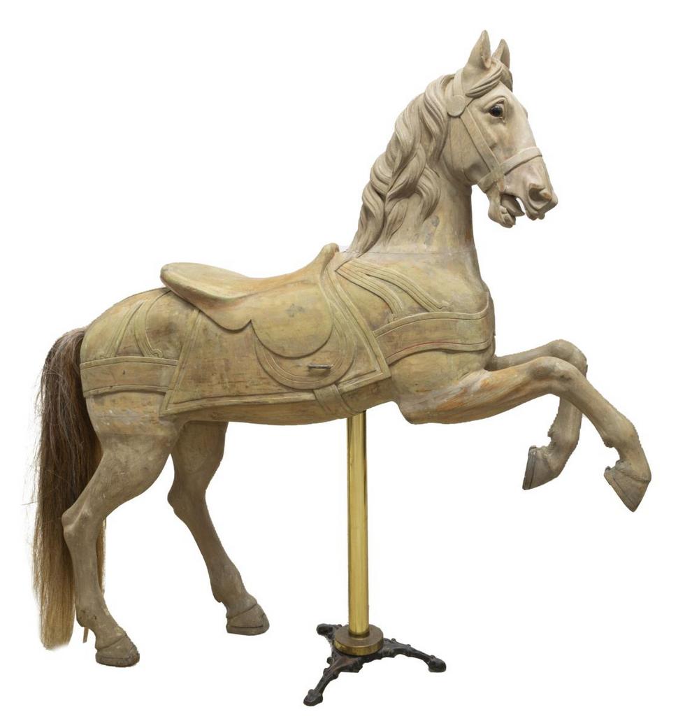 Gustav Dentzel Inner Row Prancer Carousel Horse