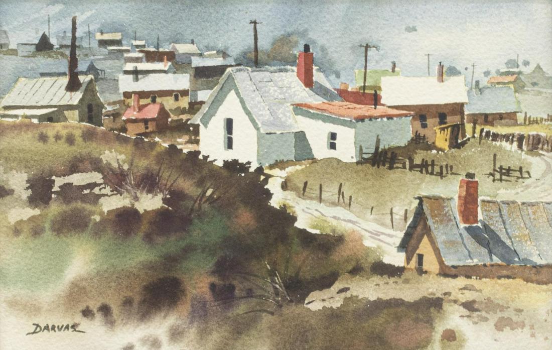 ENDRE PETER DARVAS (B.1946) WATERCOLOR HOUSES - Jan 18, 2020 | Austin ...