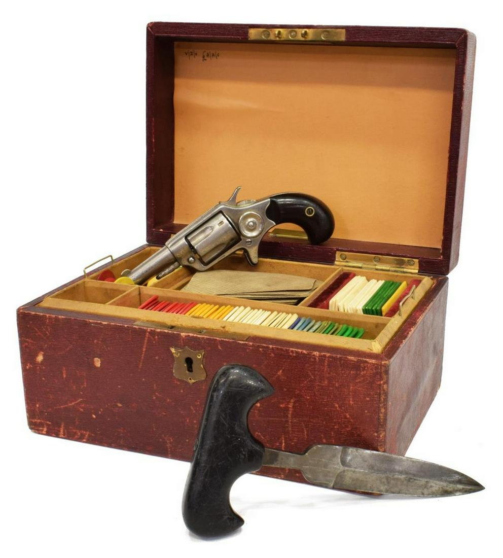 GAMBLER BOX & COLT 1873 PISTOL & PUSH DAGGER - Feb 15, 2020 | Austin ...