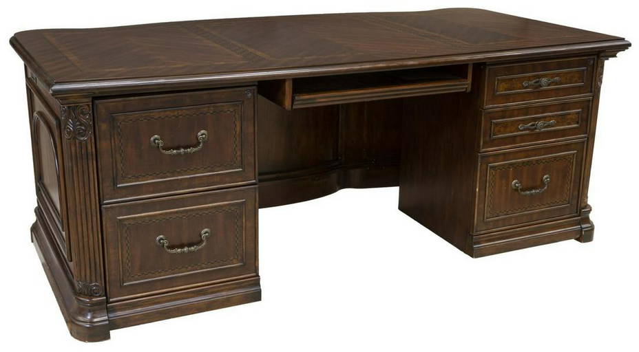 Aico Office Supplies Mahogany Executive Desk