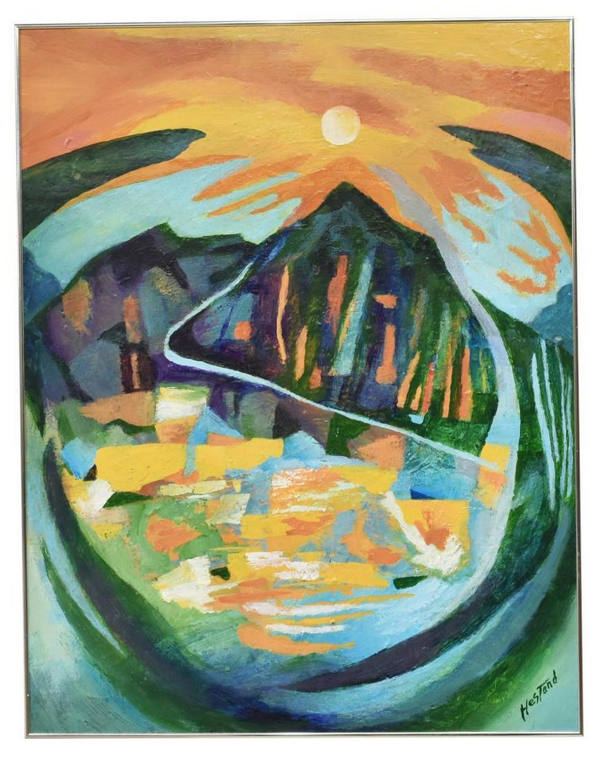 JEAN HESTAND (TX, B.1929) SOUTHWEST MOUNTAIN WINDS - Mar 14, 2020 ...