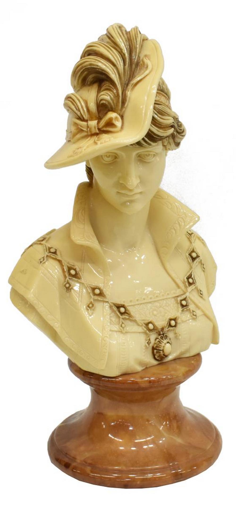 CAST BUST OF A WOMAN ON STONE SOCLE BASE - Mar 14, 2020 | Austin ...