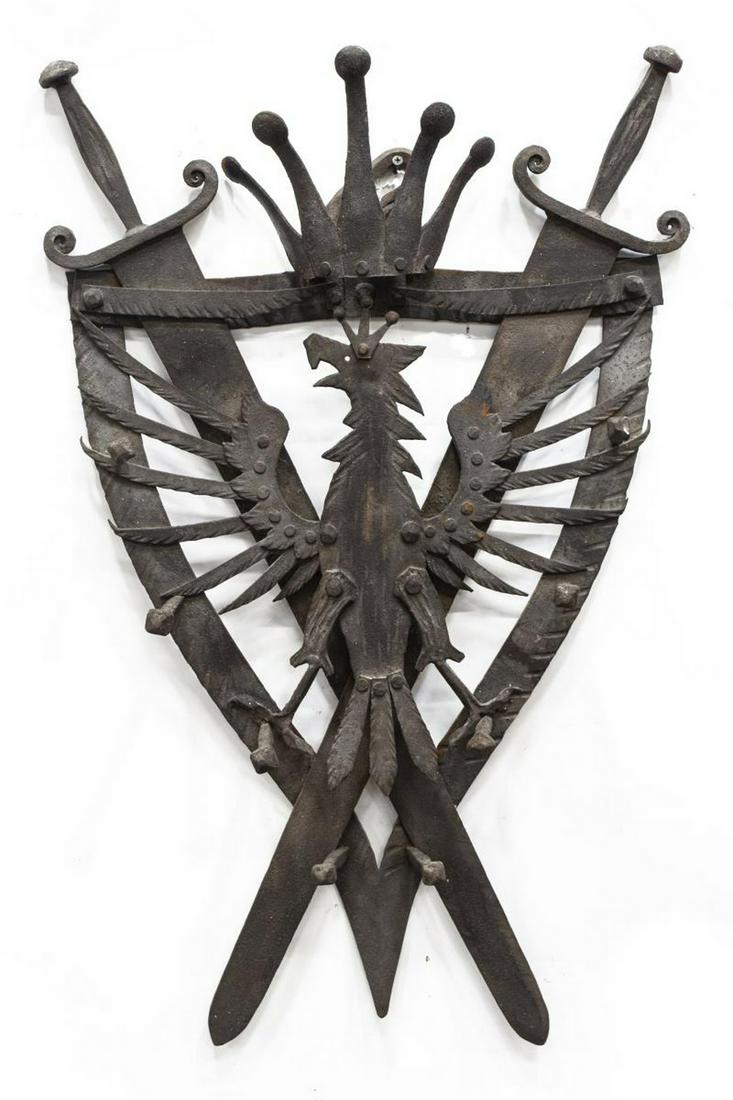 ITALIAN WROUGHT IRON HERALDIC SHEILD COAT OF ARMS - Apr 26, 2020 ...