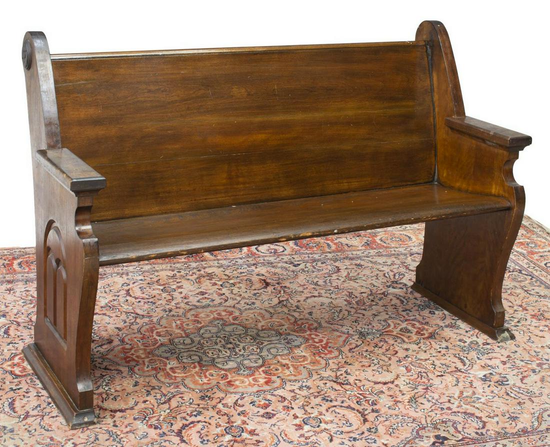 AMERICAN CHURCH PEW BENCH - May 30, 2020 | Austin Auction Gallery in TX