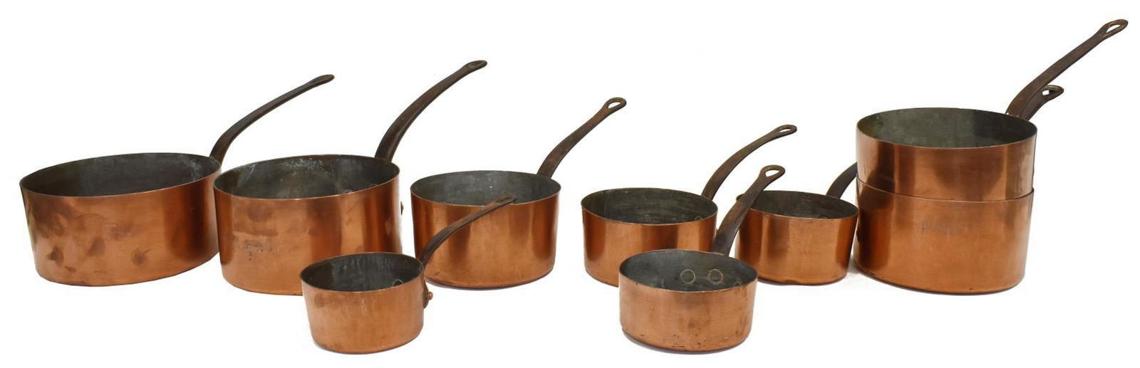 (6) FRENCH COPPER GRADUATED SAUCEPANS & STOCK POT - Mar 19, 2021 ...