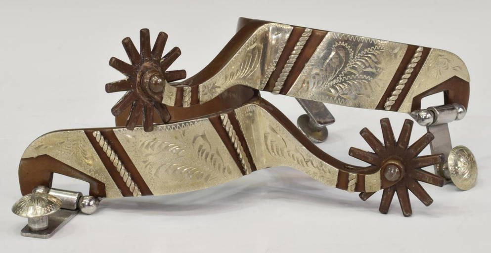 (PR) ROCKING P ENGRAVED & IRON COWBOY SPURS - May 30, 2020 | Austin ...