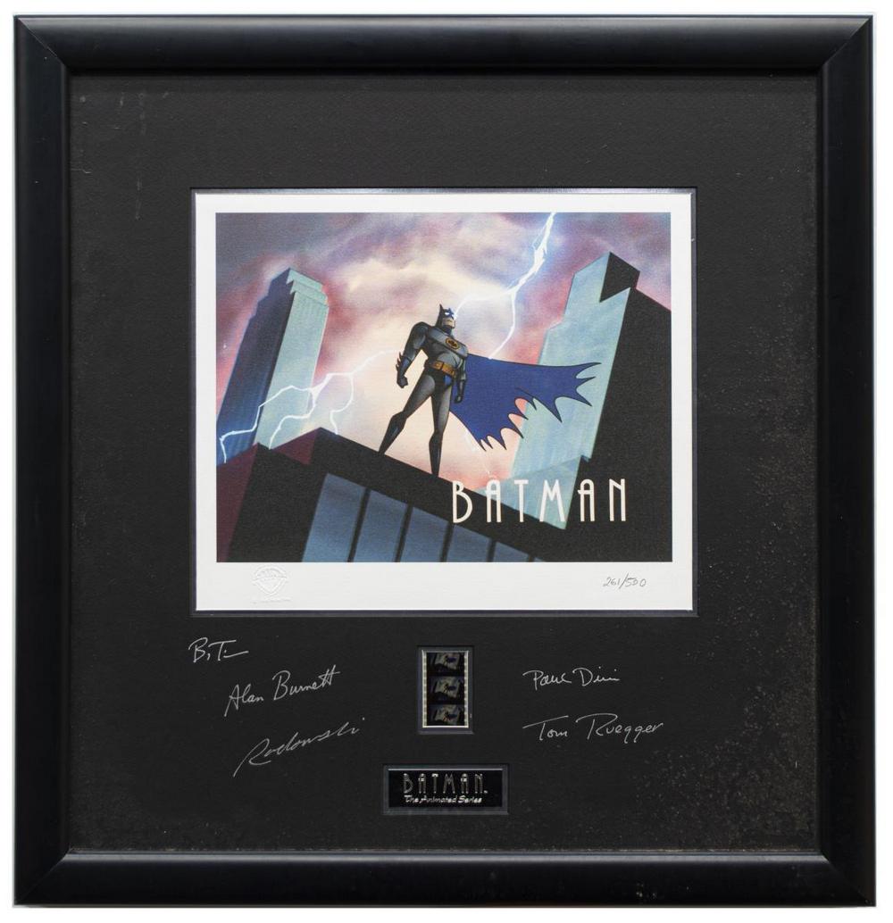 Signed Batman The Animated Series Senigraph