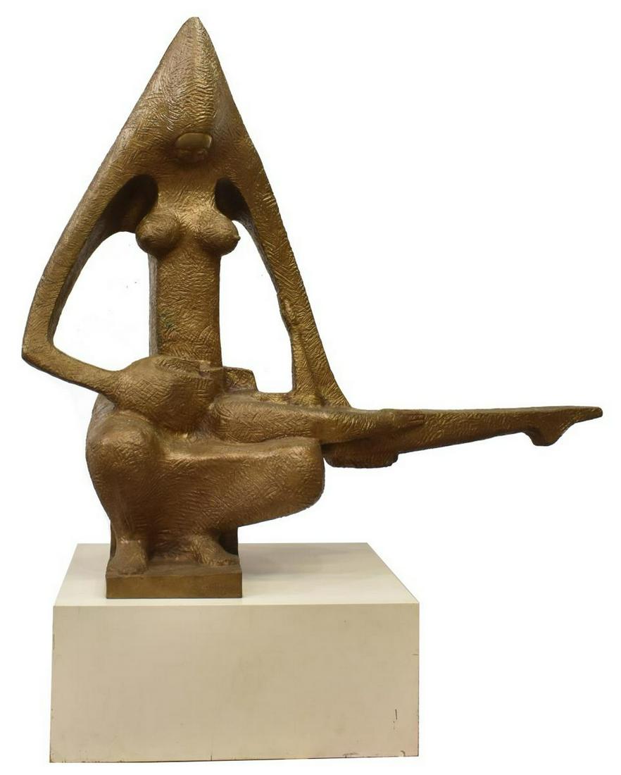 AUGUSTO ESCOBEDO (D.1995) LARGE MODERNIST BRONZE - Jul 25, 2020 ...