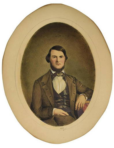 F. Gutekunst Painted Photograph Joseph Veazey