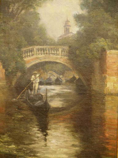 Oil Painting, Venice, Herbert Waldron Faulkner