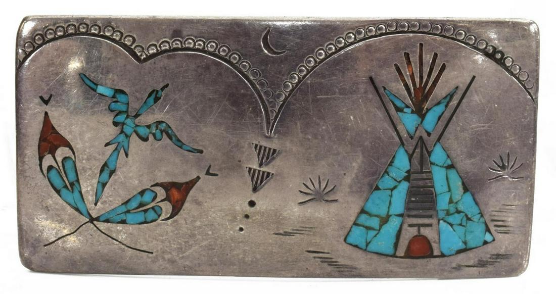 NATIVE AMERICAN PEYOTE BIRD TIPI CHIP INLAY BUCKLE - Aug 28, 2020 ...
