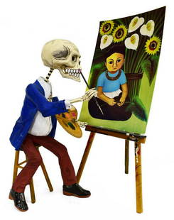 David Linares (b.1963) Day Of The Dead Skeleton