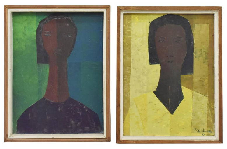(2) RAYMOND OLIVIER (HAITI, 1943-C.1980) PORTRAITS - Sep 26, 2020 ...