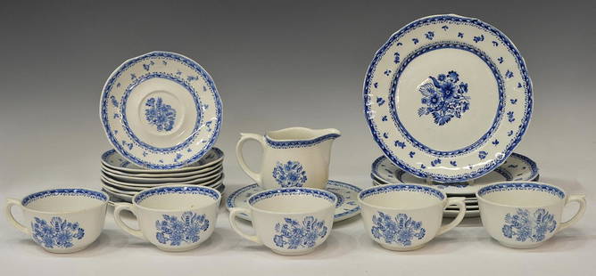 An Arabia Of Finland Ceramic Part Dinner Service